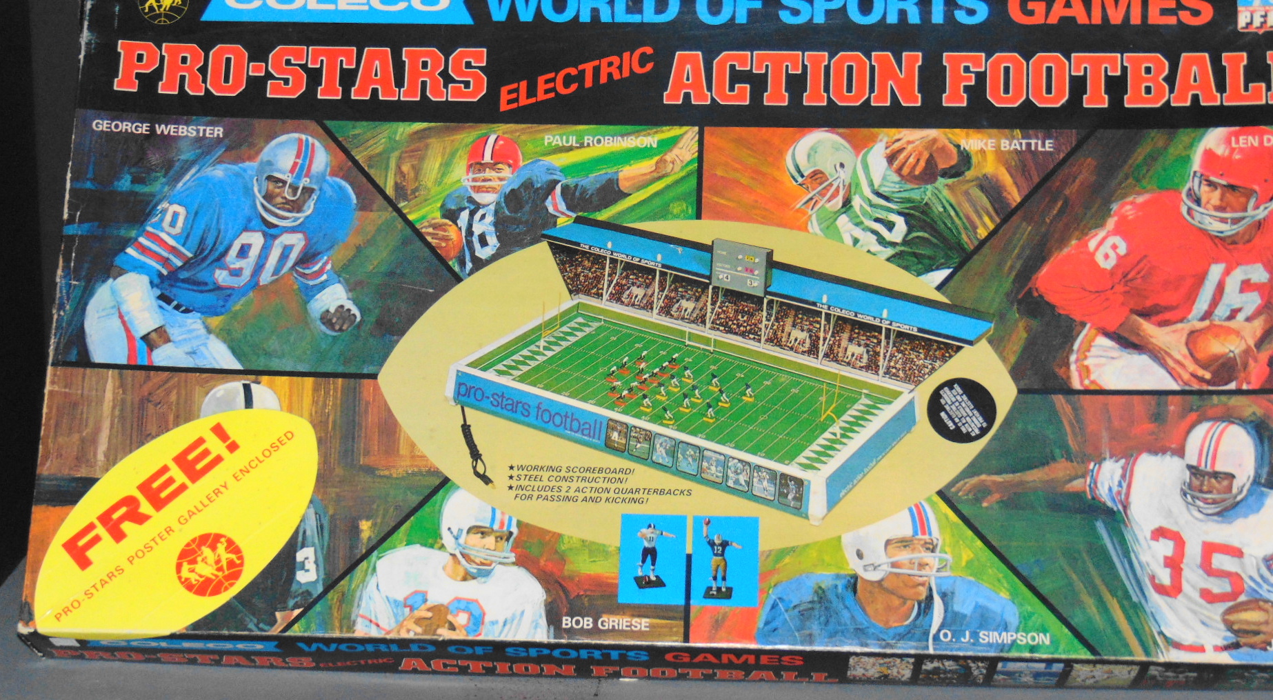 1970 Coleco Pro Stars “ELECTRIC” Action Football – The National ...
