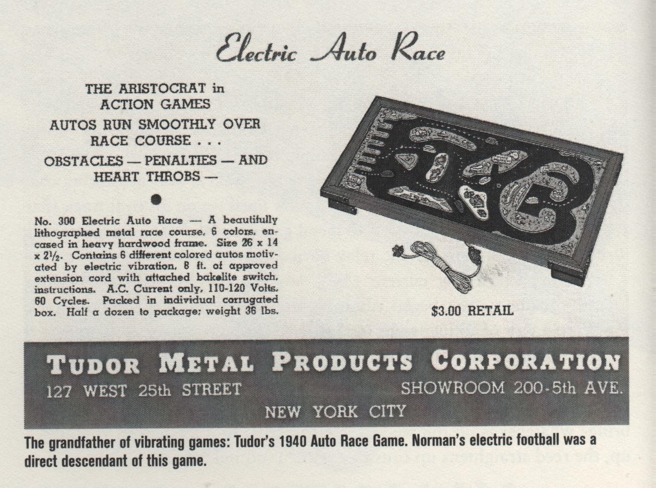 The game that was the predecessor to Electric Football – The National ...